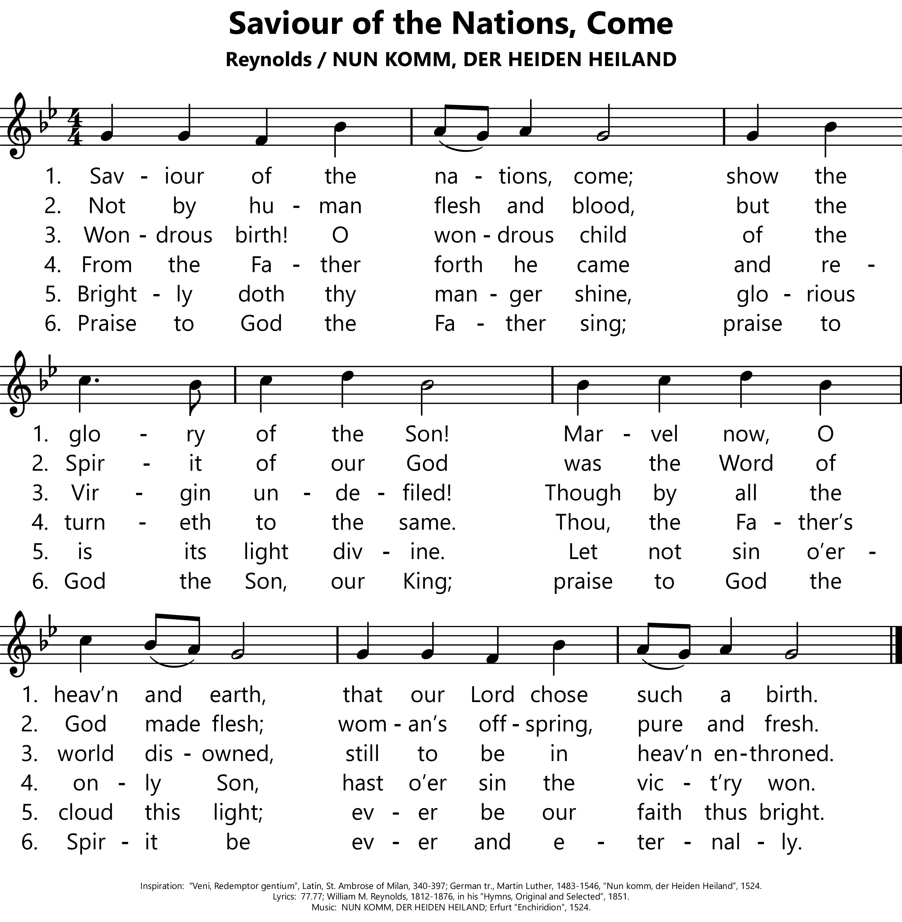Hymn Tunes